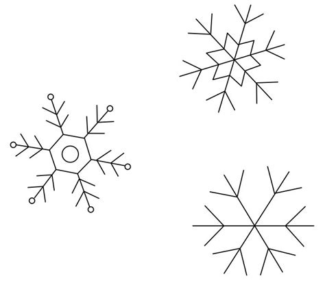 Snowflake Patterns To Trace