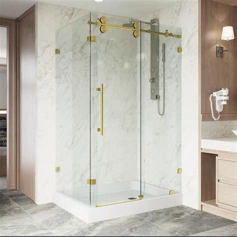 Have A Question About Vigo Winslow 36 In L X 48 In W X 79 In H Frameless Sliding Shower