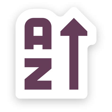 align alphabetic sort order icon free download
