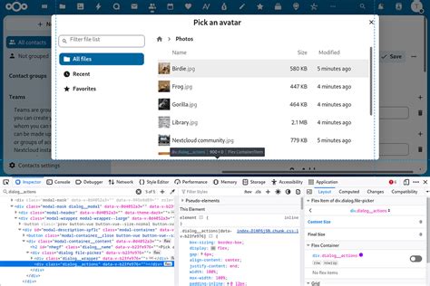 Missing Button On File Picker ℹ️ Support Nextcloud Community