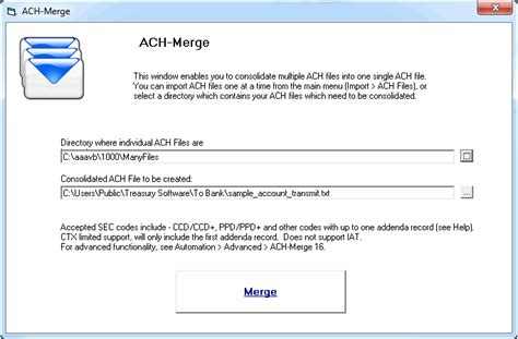 ACH Universal To Create ACH Files In NACHA Formats For QuickBooks