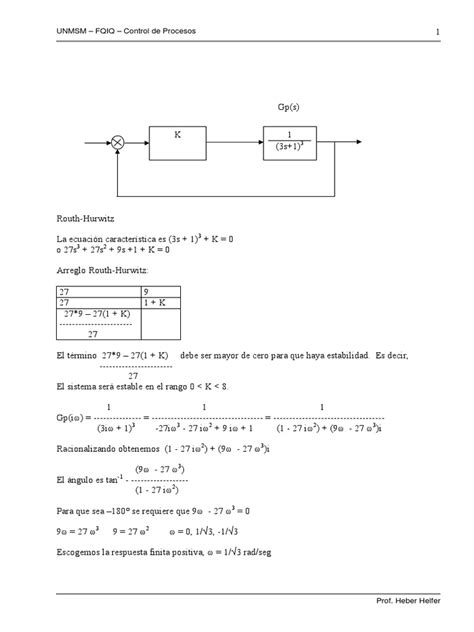 Pdf Ejemplo Routh Hurwitz Dokumentips