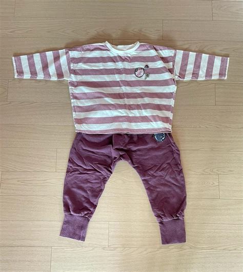 봄 티셔츠 배기팬츠 110 헬로마켓