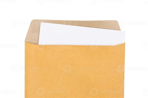 Envelope With Document Isolated On White Background 10128798 Stock