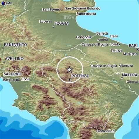 Sciame Sismico In Basilicata Oltre 10 Scosse Nelle Ultime 24 Ore