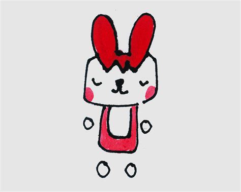 5岁儿童简笔画大全 兔子的画法（儿童简笔画松鼠） 有点网 好手艺