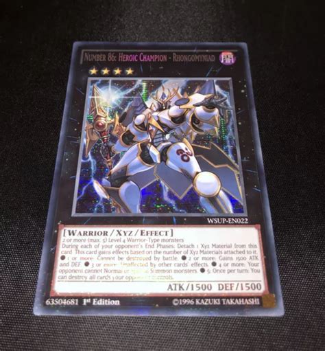 Number 86 Heroic Champion Rhongomyniad Wsup En022 1st Ed Secret