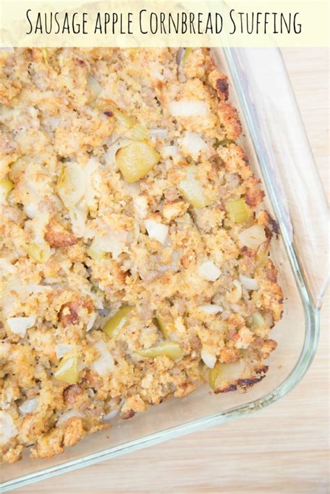 Sausage Apple Cornbread Stuffing Recipe 5 Dinners