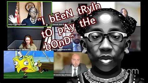 Judge Bryant Mocks Woman W Attitude During Bond Hearing Youtube