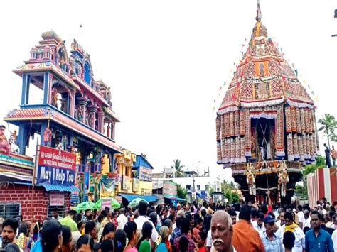 Thirukkadaiyur Car Festival Is Crowded With Devotees Tnn