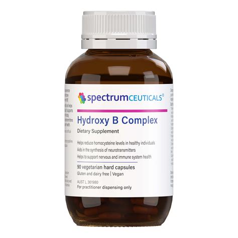 Spectrumceuticals Hydroxy B Complex 90 Capsules Pittwater Pharmacy