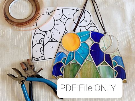 Stained Glass Pattern Nature All Around Pdf Pattern Only Stained