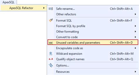 Clean Up Sql Code From Variables You Dont Use