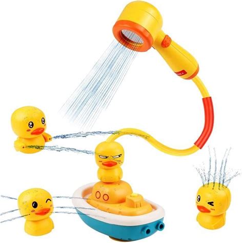 Jouets De Bain Pour Bébé Bateau électrique 4 Canards Pour Jouets De