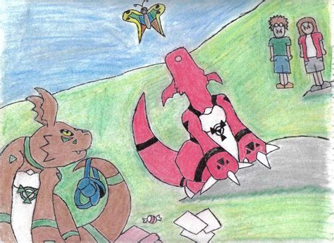 Guilmon Of Takato And Myself By Liontamer024 On Deviantart