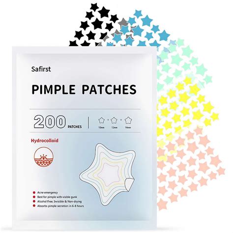 200 Count Pimple Patches For Face Hydrocolloid Acne Patch Stickers