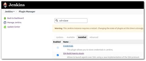 Jenkins Slave With Ssh