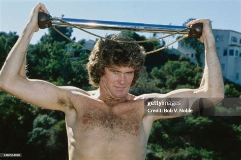 American Actor And Singer David Hasselhoff Barechested With A Piece News Photo Getty Images