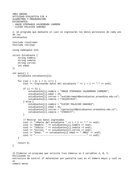 actividad eje 4 angie y cleidy algoritmos y programación pdf