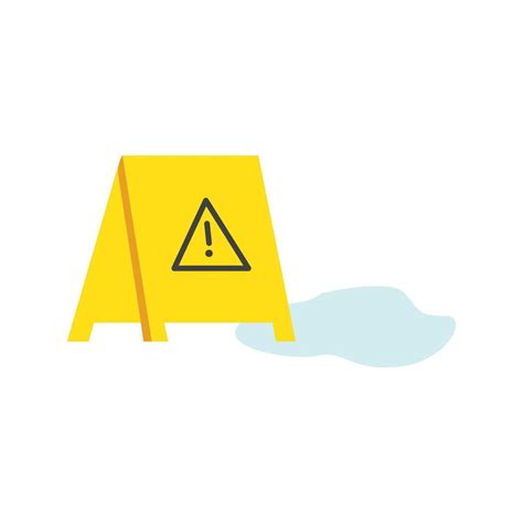 Slippery Floor Warning Icon 49212245 Vector Art At Vecteezy