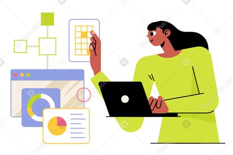 Web Analytics Illustration In Png Svg
