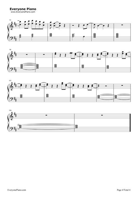 Six Feet Under Billie Eilish五线谱预览4 钢琴谱文件五线谱双手简谱数字谱MidiPDF免费下载