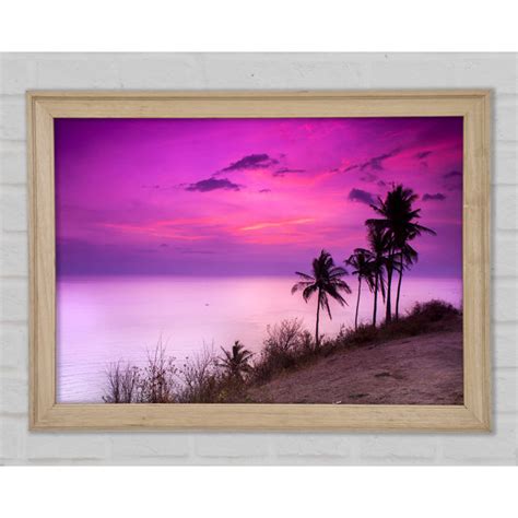 Sansibar Home Gerahmtes Leinwandbild Pink Heaven 1 Wayfairde