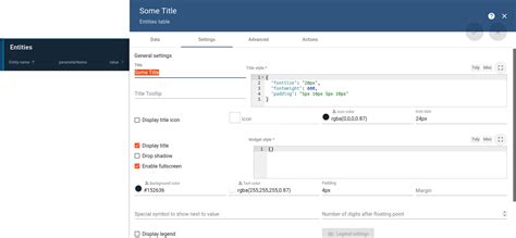 Bug Issues With Styling And Title Of Entities Card Widget · Issue