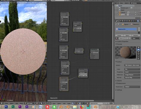 Why My Material Is Not Showing On The Render But In The Preview Of The Right Side Of The Screen