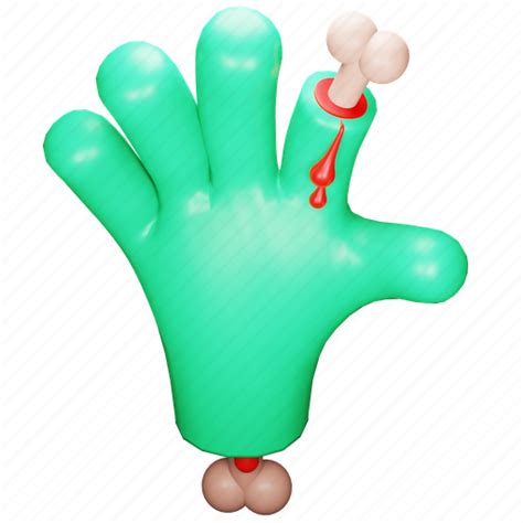 Hand Halloween Zombie Scary Spooky Dead 3d Illustration Download