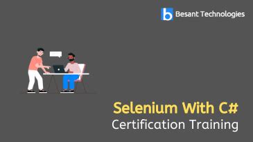 Selenium With C Training Selenium With C Online Course