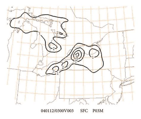 3 Hour Accumulated Liquid Precipitation Solid Mm In The Narr For The