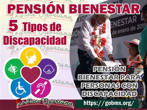 Estos tipos de Discapacidad son Aceptadas para la Pensión del Bienestar