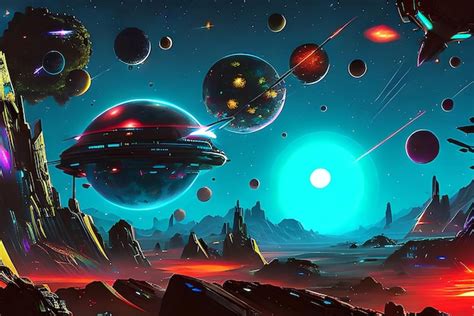 Premium Ai Image Galaxy Background