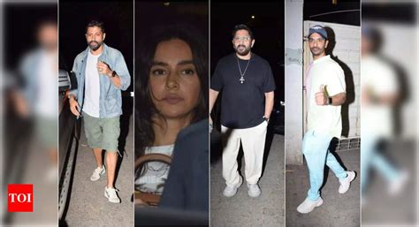 Farhan Akhtar Shibani Dandekar Arshad Warsi Angad Bedi Spotted At A