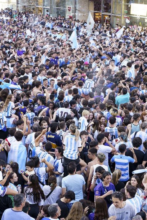Buenos Aires Argentina December 14 2022 Happy Argentine Football
