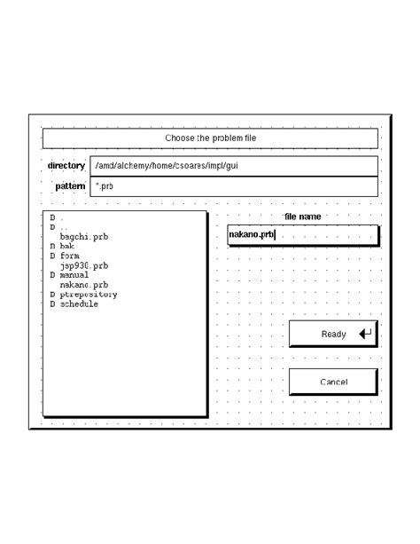 1 File Selector In This Case To Choose The Parameters Le Download Scientific Diagram