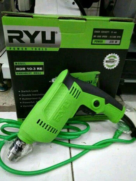 Jual Mesin Bor Listrik 10 Mm Ryu Tekiro RDR 10 3RE Di Lapak Hasil