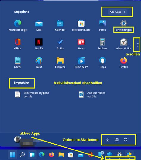 Installation Windows 11 Startmenü Taskleiste anpassen Dr Windows