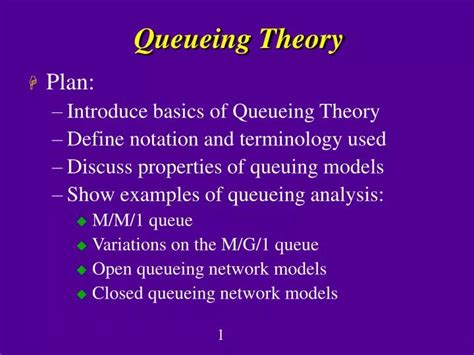 Ppt Queueing Theory Powerpoint Presentation Free Download Id447622