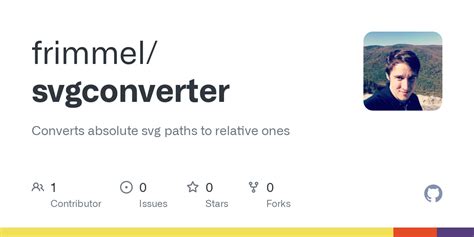 Github Frimmel Svgconverter Converts Absolute Svg Paths To Relative Ones
