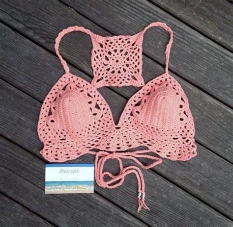 Pin De Jamie Jung En Bo Ho Hippy Style Sujetador En Crochet Top Crop