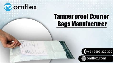 Ensuring Secure Deliveries Omflex Leading Tamper Proof Courier Bags