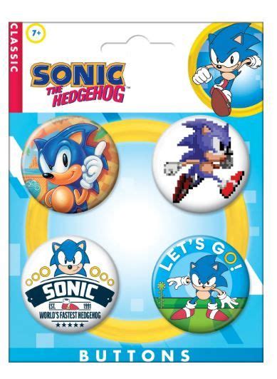 Sonic The Hedgehog 4 Button Set Athena Posters