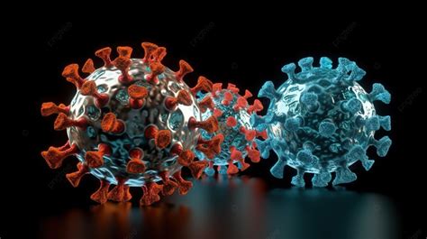 코로나 바이러스 분자 구조의 3d 렌더링 전염병 박테리아 인간 세포 배경 일러스트 및 사진 무료 다운로드 Pngtree