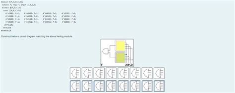 solved module m f a b c d output f input a b c d wire