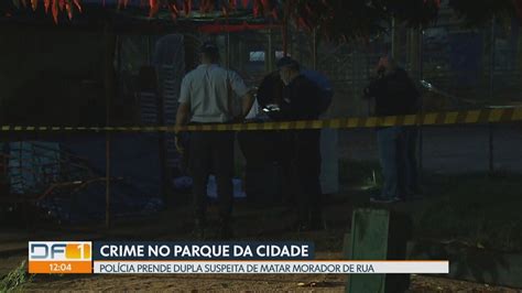 Vídeo Polícia prende dois suspeitos da morte de morador de rua no