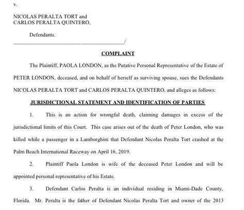 Un Hijo Del Mexicano Multimillonario Carlos Peralta Conducía El Auto En El Que Murió El