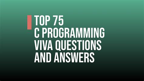 top 75 c interview questions and answers 2024 teachics