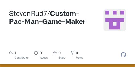 Github Stevenrud Custom Pac Man Game Maker